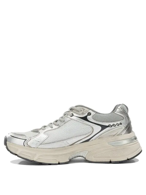 GOLDEN GOOSE Lightstar Low Top Sneakers - Silver