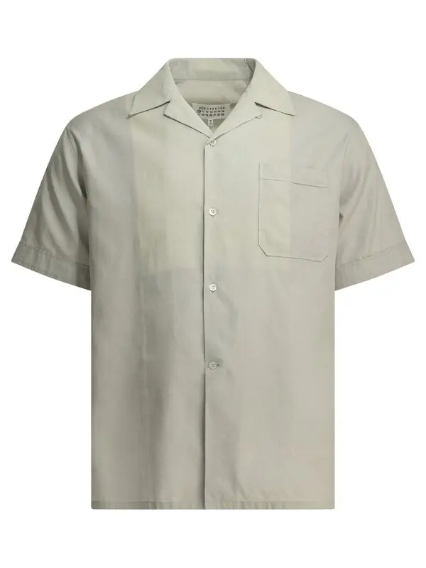 MAISON MARGIELA Casual Cotton Shirt - Grey