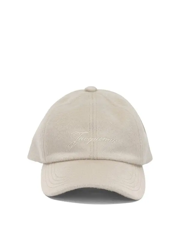 Jacquemus Le Casquette Cachemiro' Baseball Hat - Beige