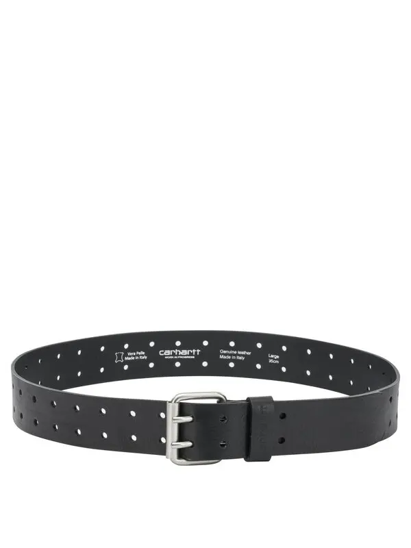 Carhartt Work In Progress Double Script' Leather Belt