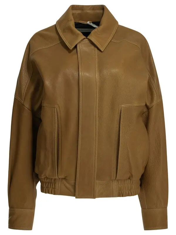 Nour Hammour Dalma' Leather Jacket