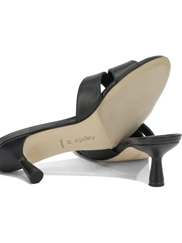 AeydĒ Vero 50mm Braided Leather Heeled Sandals