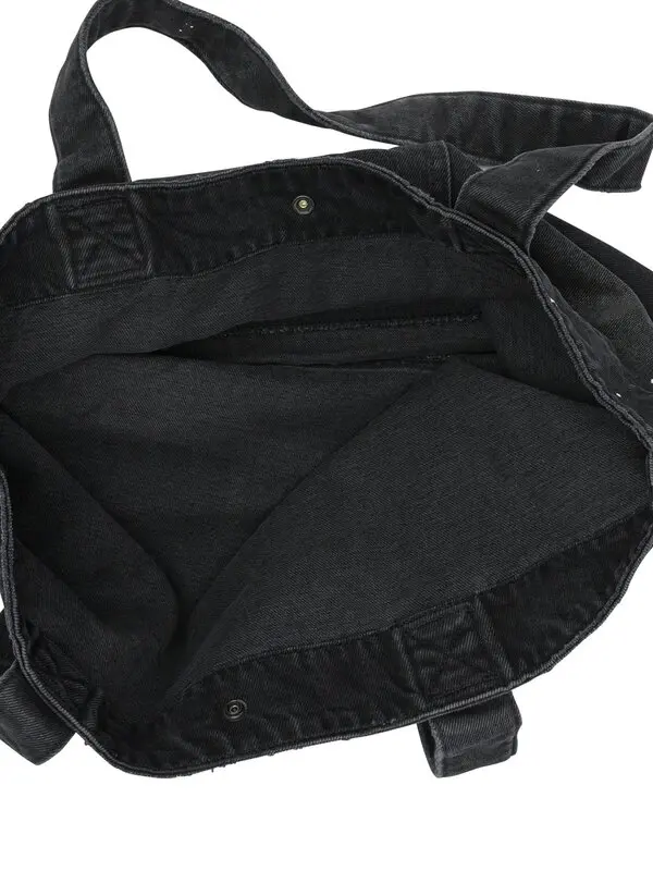 Carhartt Work In Progress Large Denim Tote Bag - Black