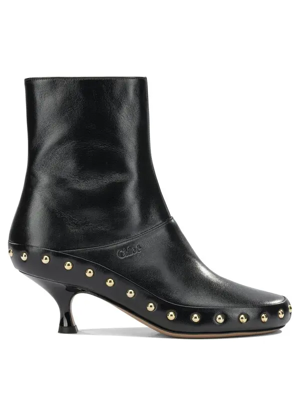 Chloé Junie' Zippered Ankle Boots