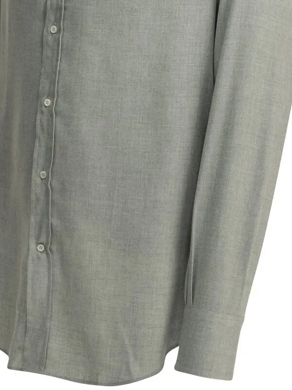 Brunello Cucinelli Casual Cotton Flannel Shirt