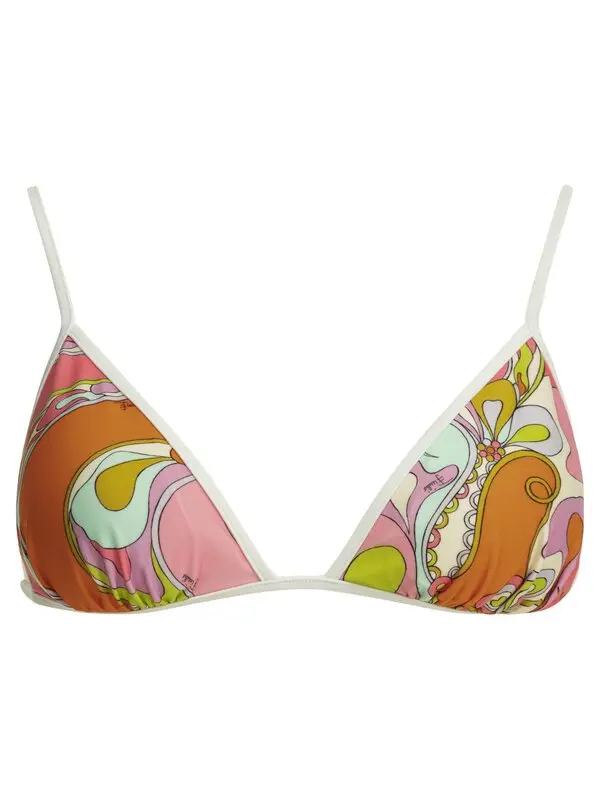 Emilio Pucci Orchidee' Bikini Top