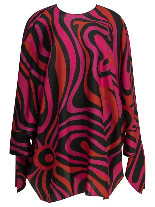 Emilio Pucci Marmo' Short Caftan Dress