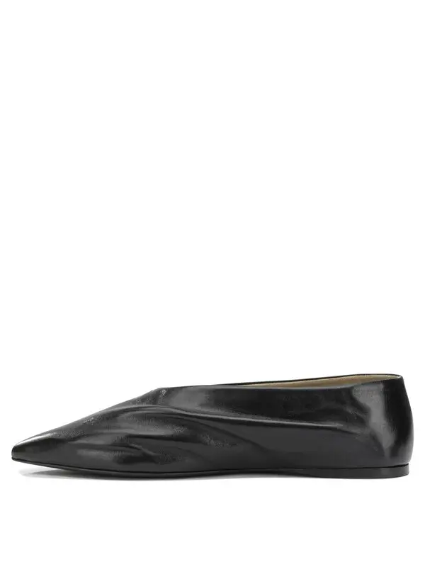 Khaite Miriam Classic Ballet Flats - Black