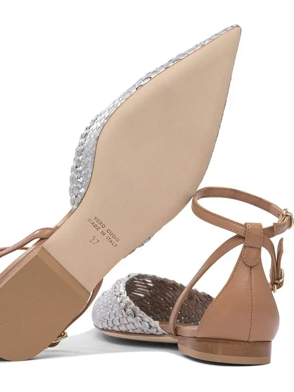 LELLA BALDI Leather Ballerinas