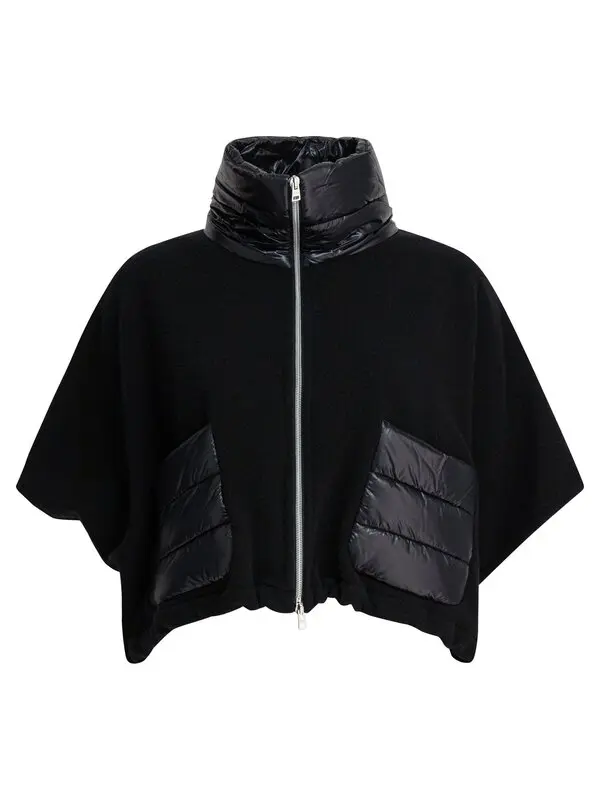 Herno Resort' Poncho - Black