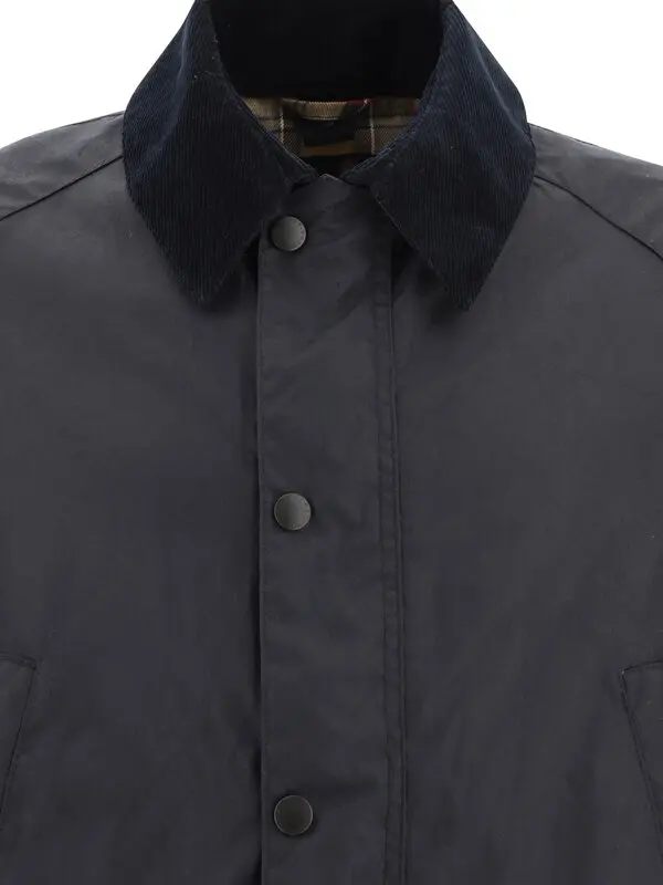 Barbour Ashby' Waxed Cotton Jacket