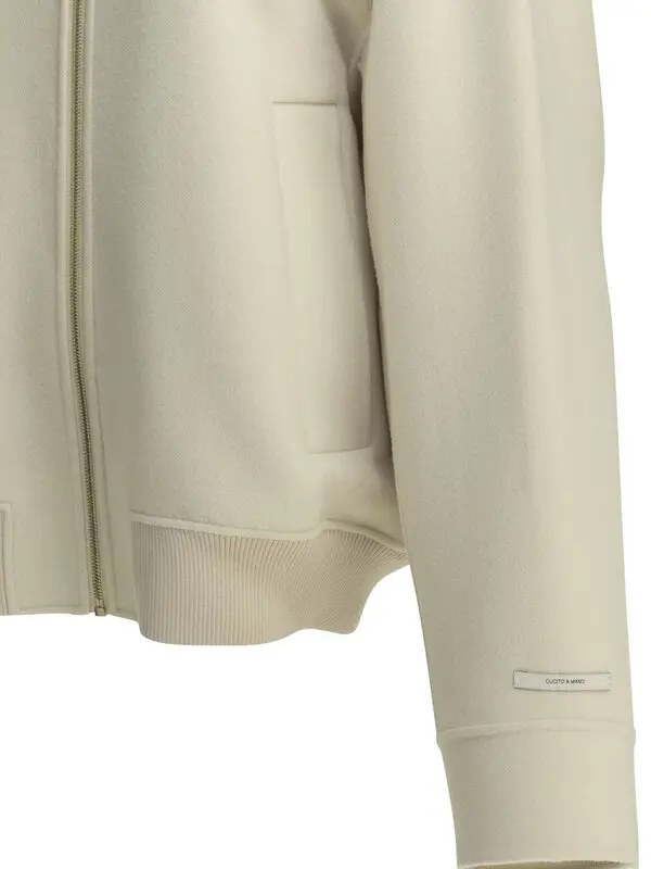 Max Mara Virgin Wool Bomber Jacket