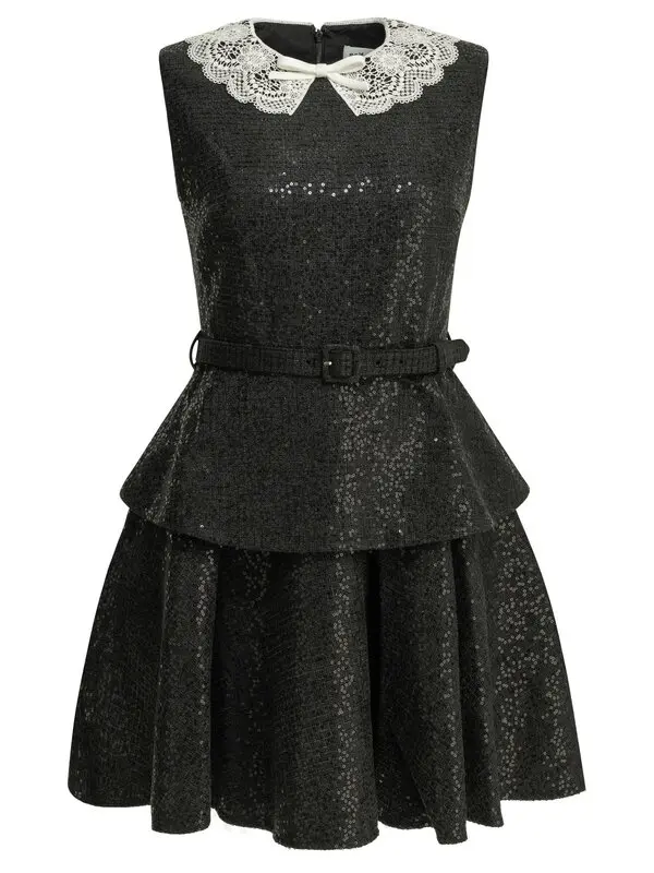 SELF-PORTRAIT Short Sequin Dress