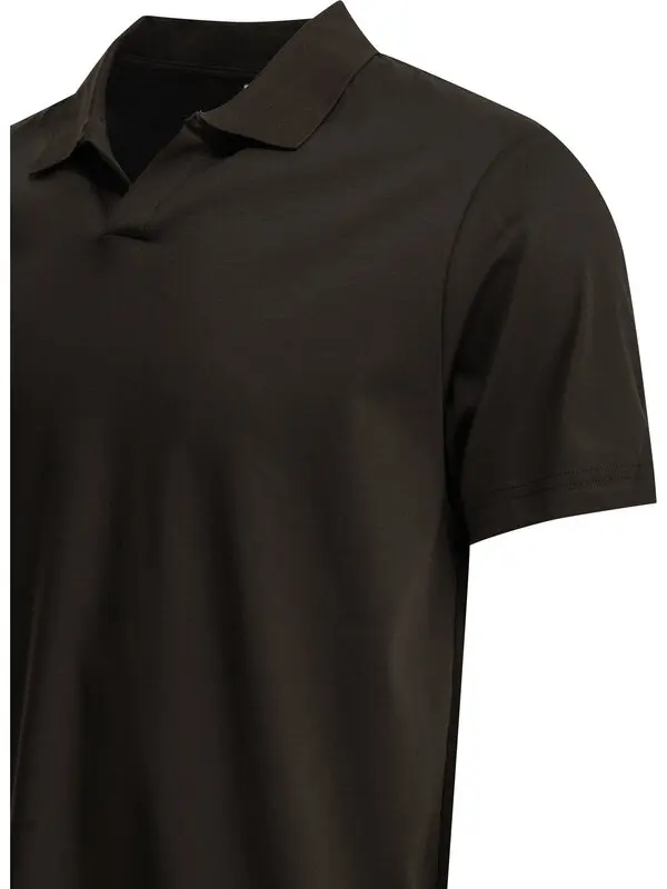 NN.07 Paul' Buttonless Polo Shirt In Organic Cotton