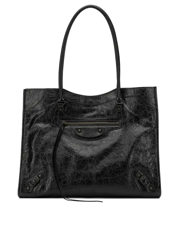 Balenciaga Le City Tote' Medium Shoulder Bag - Black