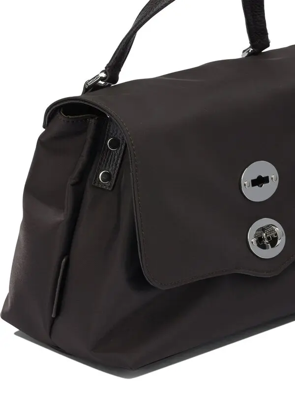 ZANELLATO Postina® Tokyo Medium Handbag In Nylon And Cowhide