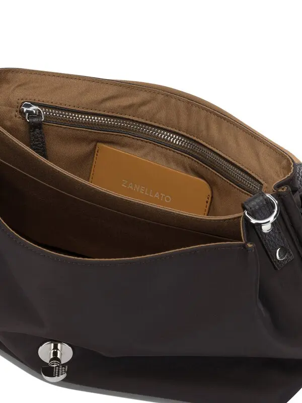 ZANELLATO Postina® Tokyo Medium Handbag In Nylon And Cowhide