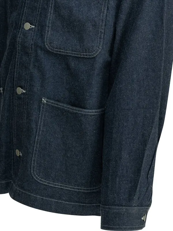 DANTON Collarless Denim Jacket