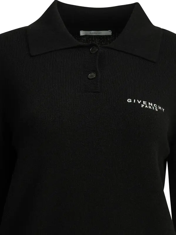 Givenchy Logo Polo Sweater