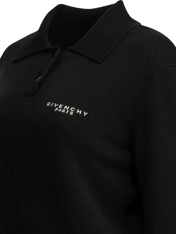 Givenchy Logo Polo Sweater