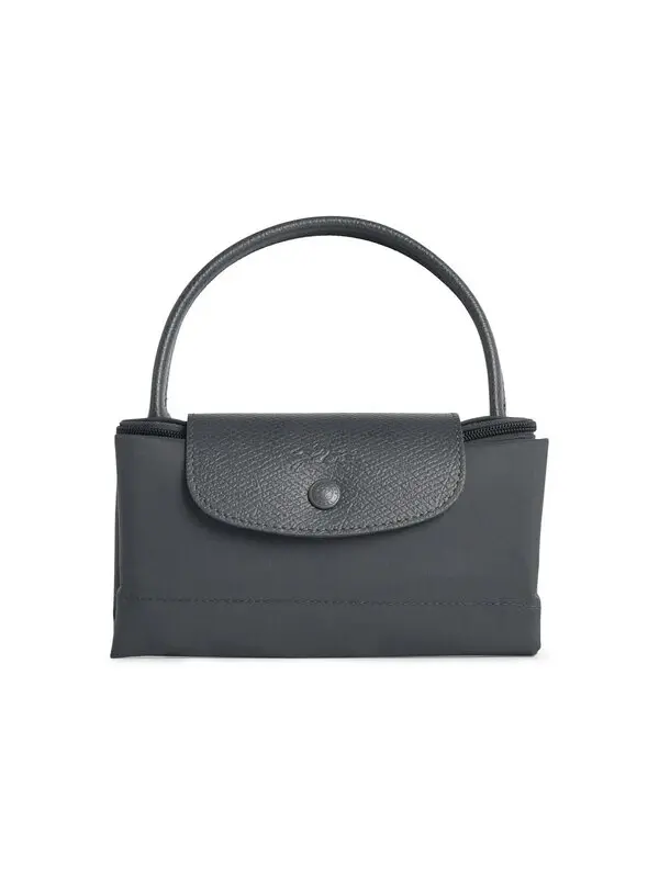 Longchamp Bag With 's Le Pliage One' Handle In Anthracite Tela
