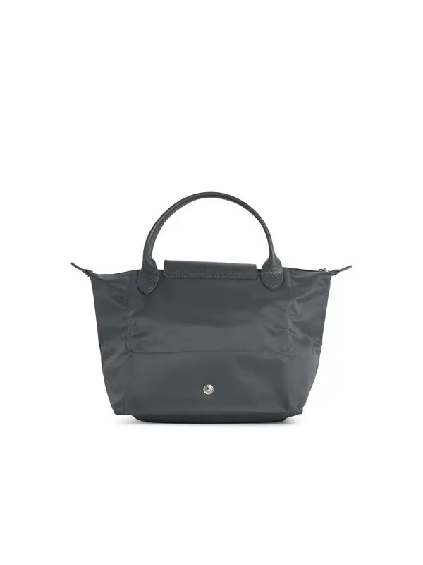 Longchamp Bag With 's Le Pliage One' Handle In Anthracite Tela