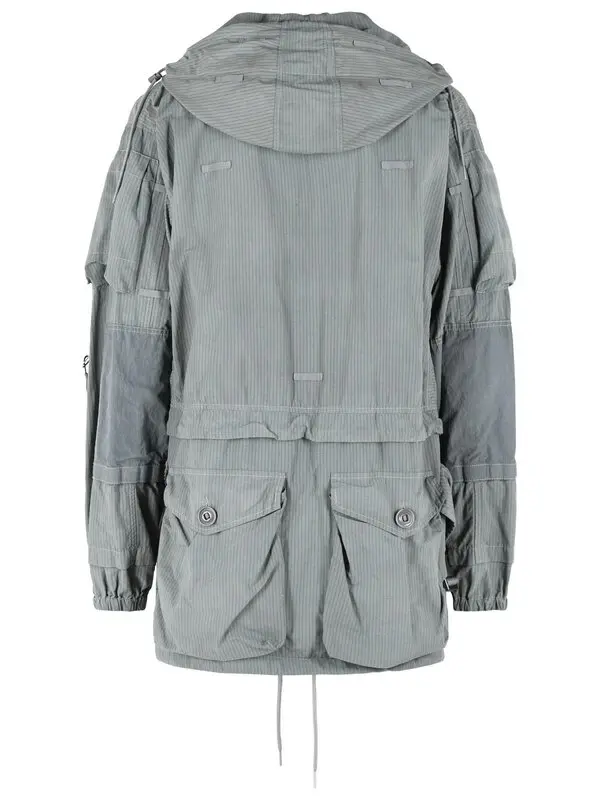 MAISON MARGIELA Grey Cotton Blend Parka