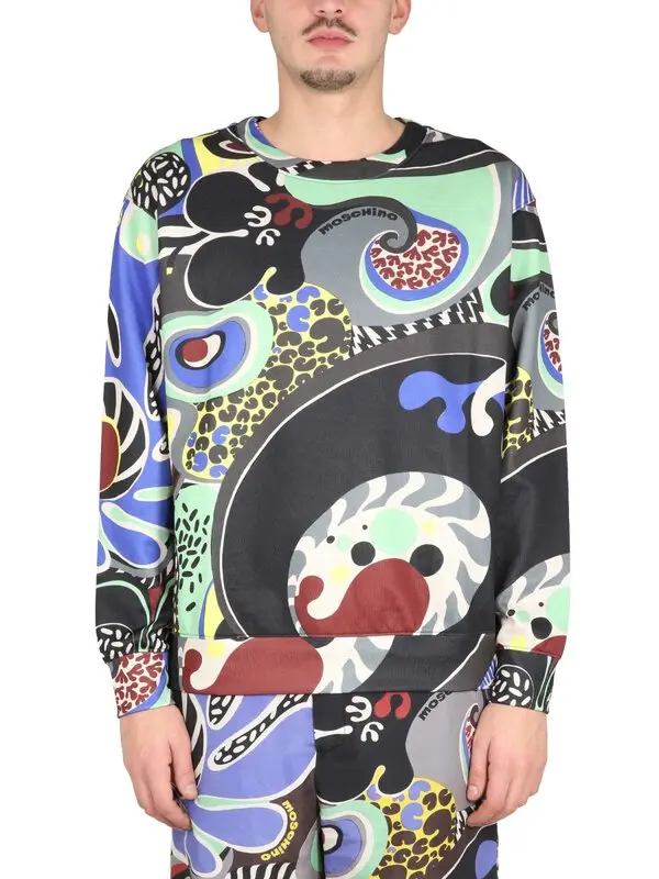 Moschino Psychedelic Print Sweatshirt - Multicolor