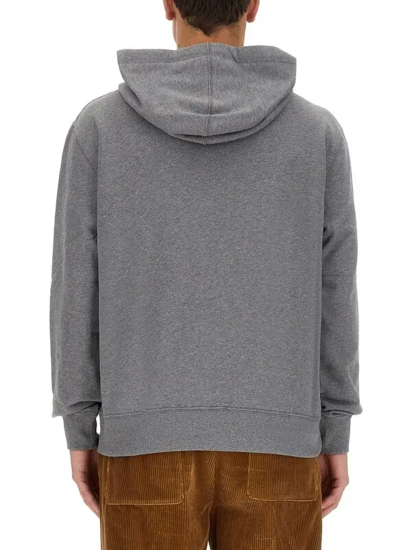 Etro Pegasus Logo Cotton Sweatshirt - Gray