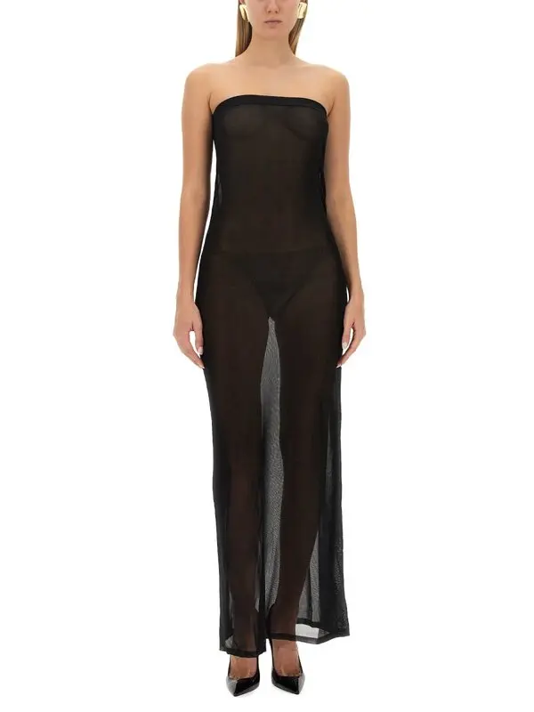 Saint Laurent Strapless Dress