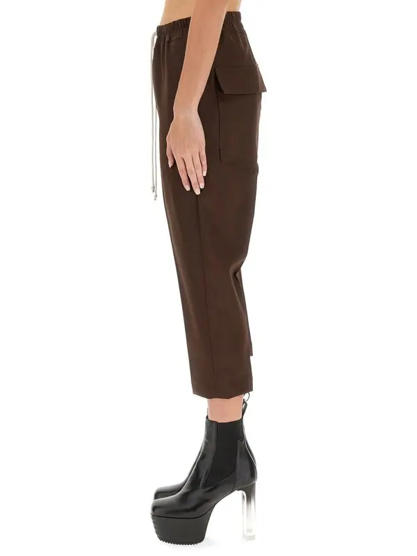 Rick Owens Drawstring Cropped Trousers