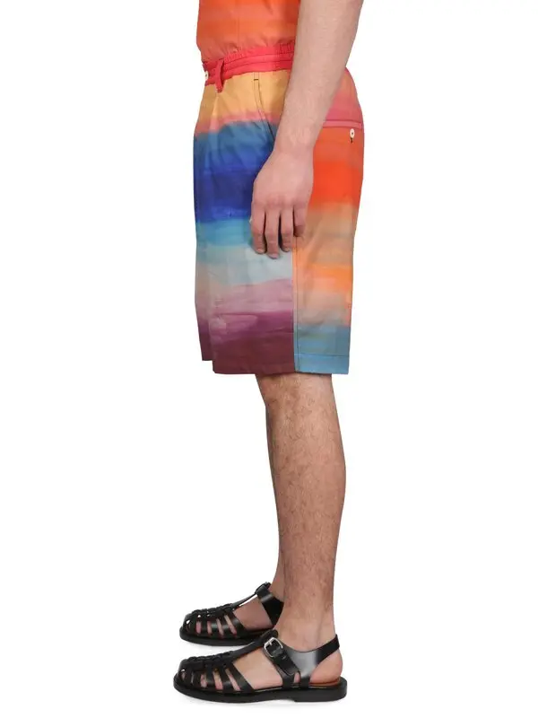 Marni Cotton Printed Bermuda Shorts