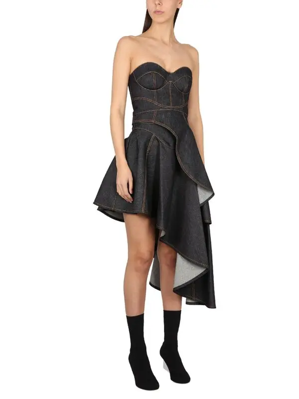Alexander McQueen Sock Boots With Plexiglass Heel