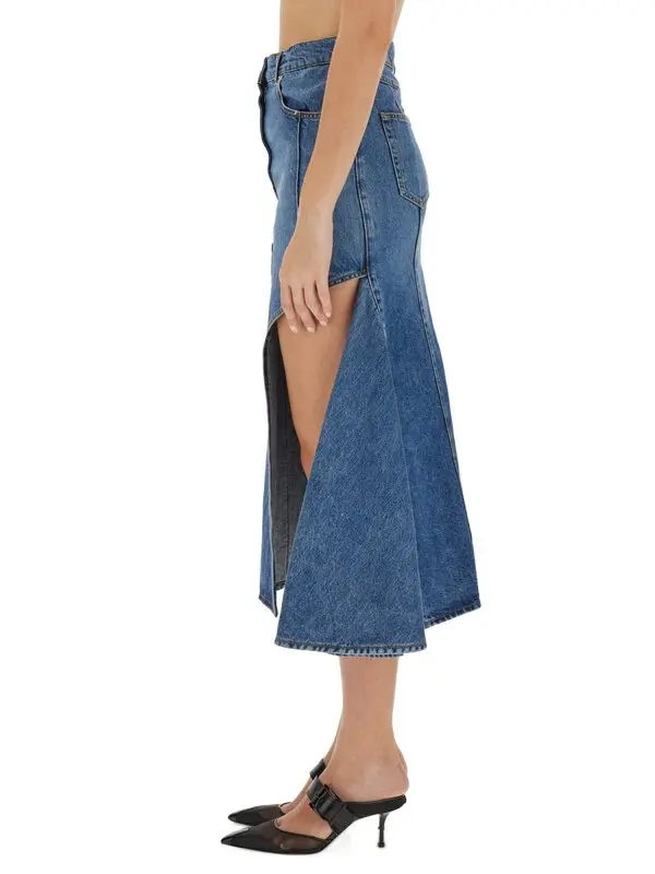 Alexander McQueen Pencil Skirt With Cut-out Detail