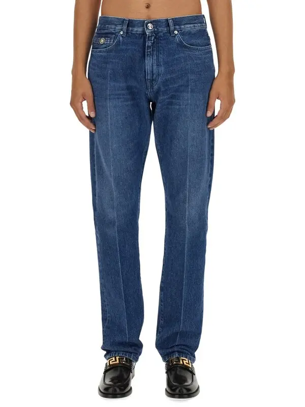 Versace Regular Fit Jeans - Blue