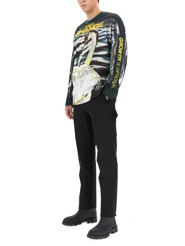 Burberry Swan Print T-shirt
