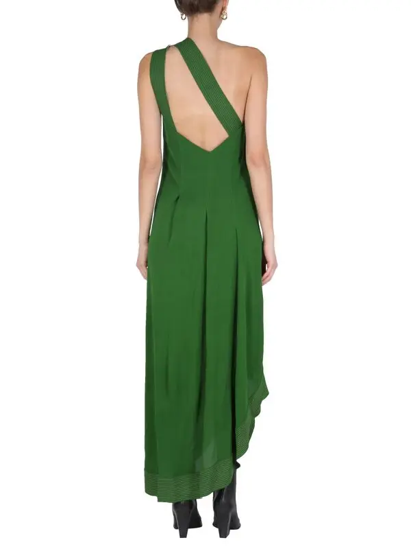 Givenchy One-shoulder Dress With Contrast Stitching