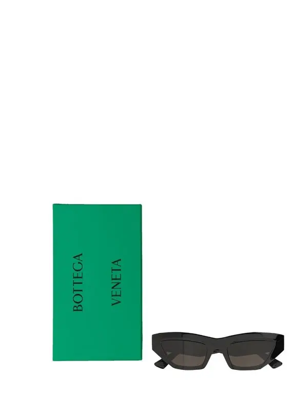 Bottega Veneta Sculptured Cat Eye Acetate Sunglasses