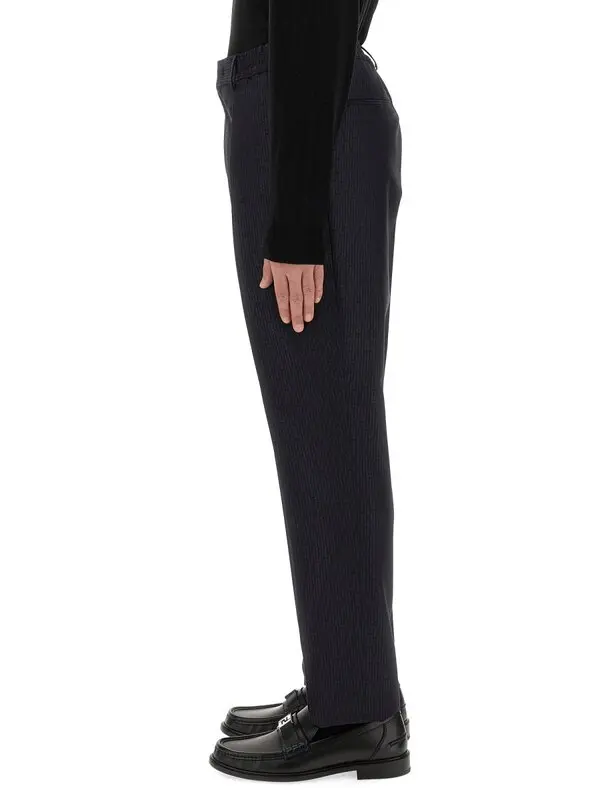Fendi Wool Tailored Pants - Blue