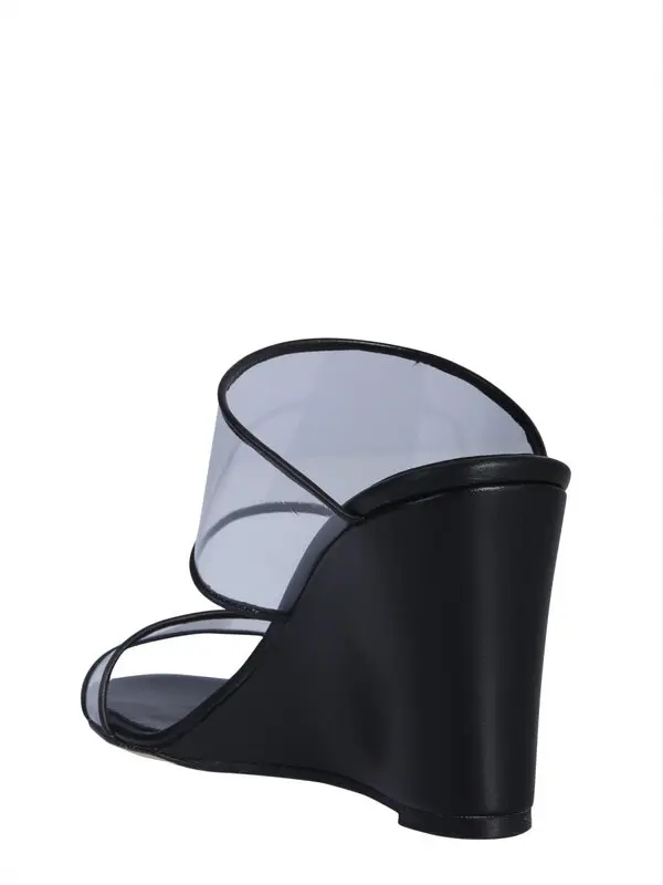 Paris Texas Plexi Wedge Sandals