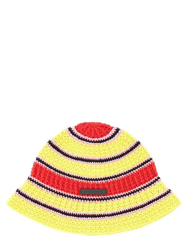Stella McCartney Crochet Bucket Hat - Multicolor