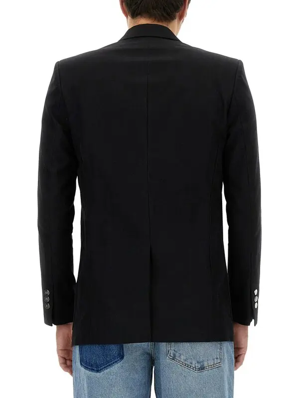 Balmain Double-breasted Jacket - Black