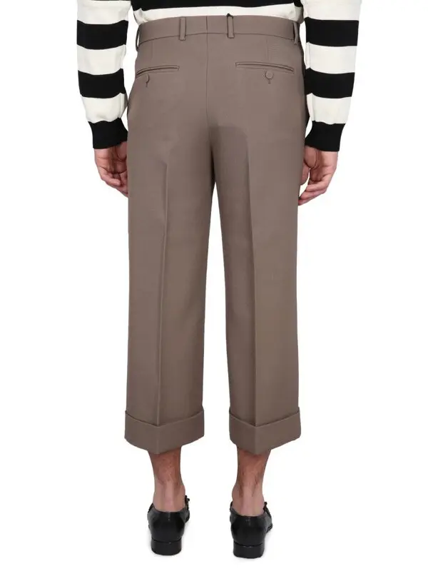 Gucci Textured Gabardine Short Pants - Multicolor