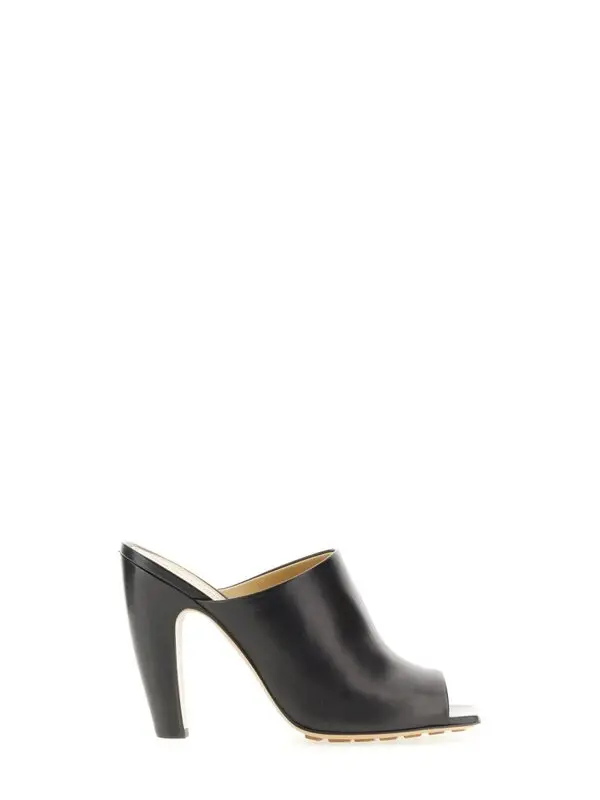 Bottega Veneta Slingback High Heel Sandals - Black
