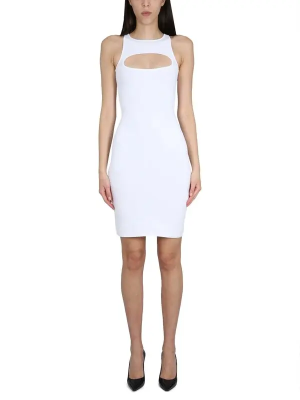 Dsquared2 Cut Out Dress - White