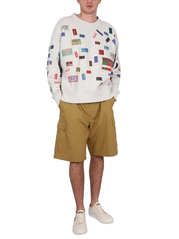 Kenzo Cargo Shorts - Brown