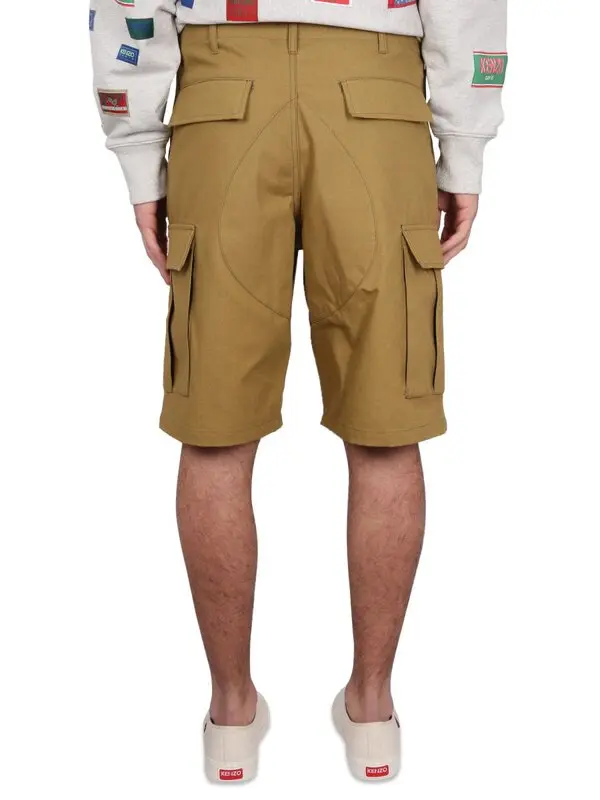 Kenzo Cargo Shorts - Brown