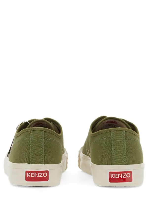 Kenzo School Sneakers With Floral Motif