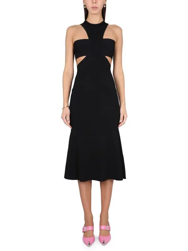 Alexander McQueen Dress With Harness Detail - Black