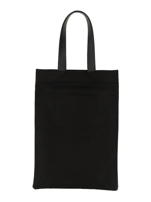 JIL SANDER Tote Bag With Logo - Black